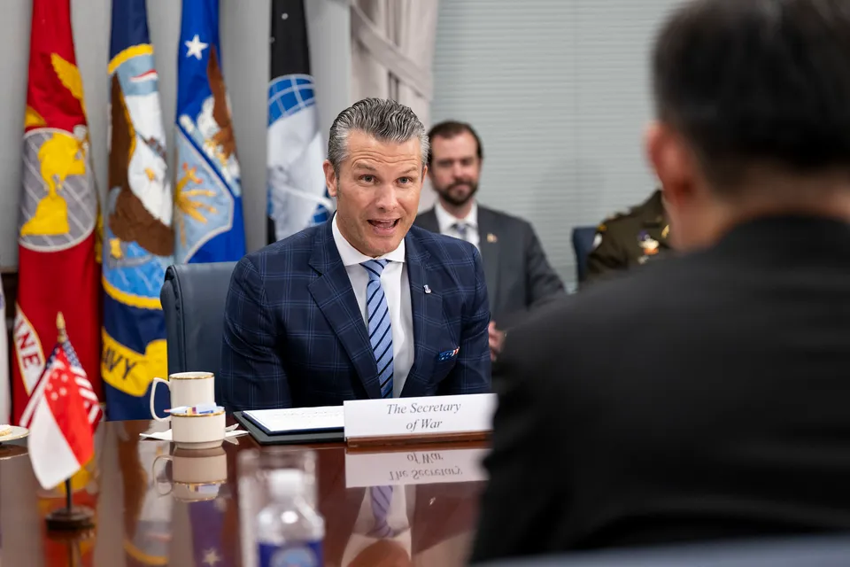 Newly renamed Secretary of War briefly feels something other than ...